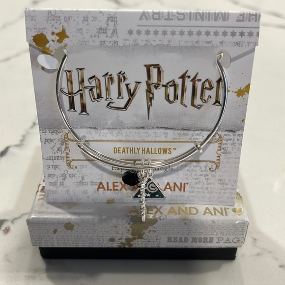 Alex and Ani | Jewelry | Alex And Ani Harry Potter Deathly Hallows Trio Shiny Silver | Poshmark